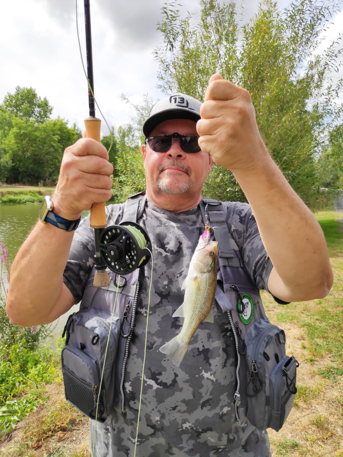 Initiation pêche à la mouche du black-bass | AAPMA LA MARAICHINE